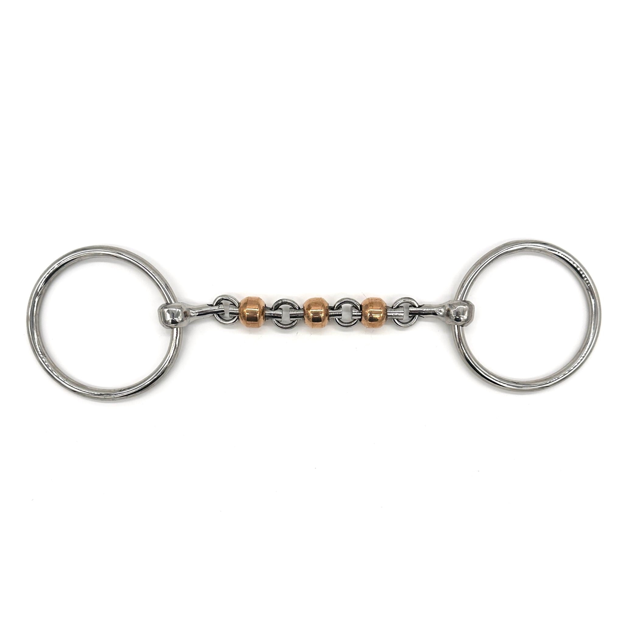Copper Roller Waterford Loose Ring Snaffle Bit - AJR Sport – AJR SPORT LLC