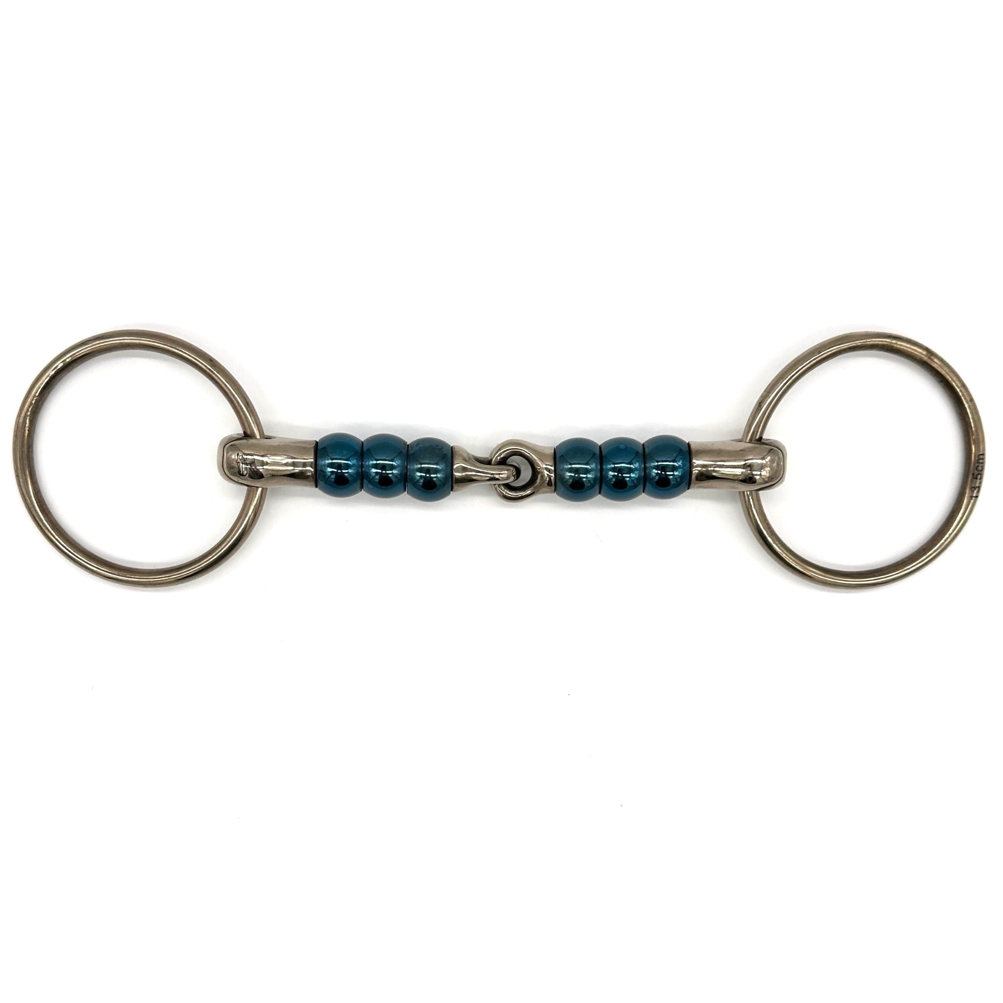 BLU Steel Cherry Roller Loose Ring Snaffle Bit – AJR SPORT LLC