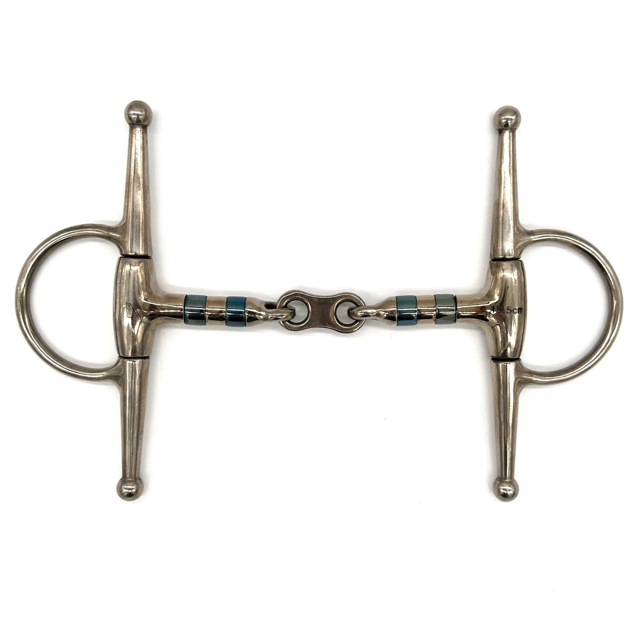 BLU Roller French Link Full Cheek Bit – AJR SPORT LLC