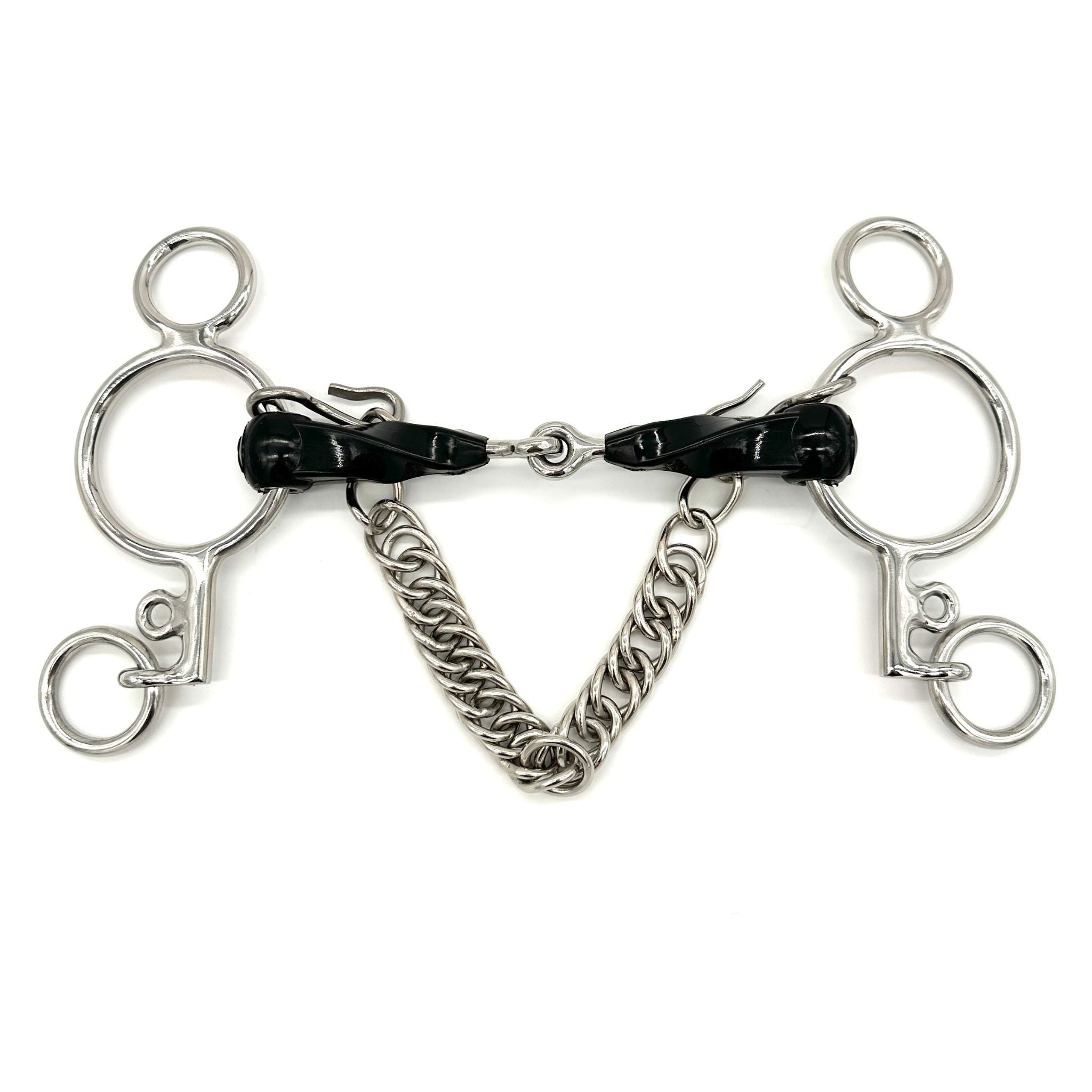 Rubber Twist Loose Ring Pelham Bit – AJR SPORT LLC