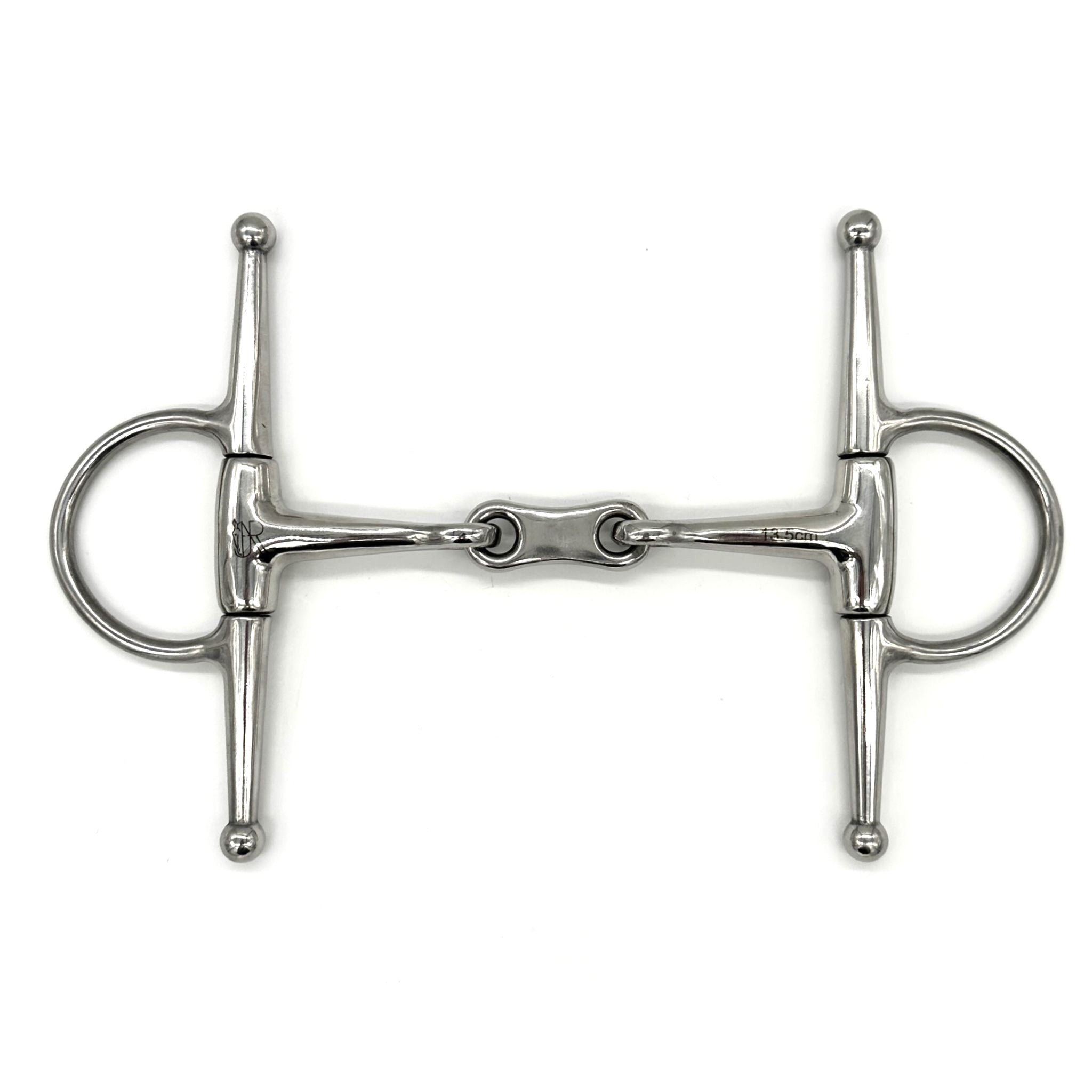 Tapered French Link Double Jointed Full Cheek Bit – AJR SPORT LLC