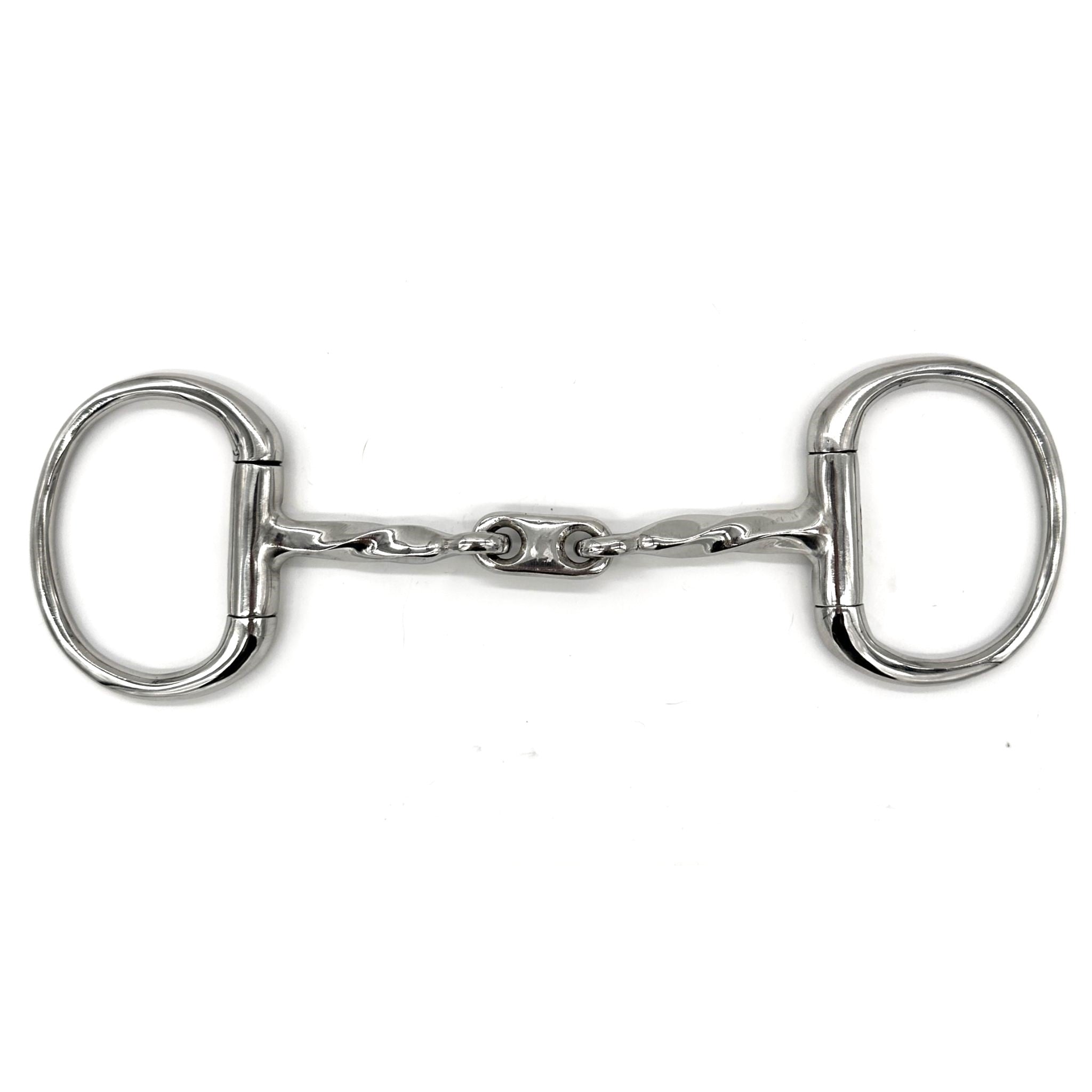 Double Jointed Twisted Eggbutt Bit with French Link Bit – AJR SPORT LLC